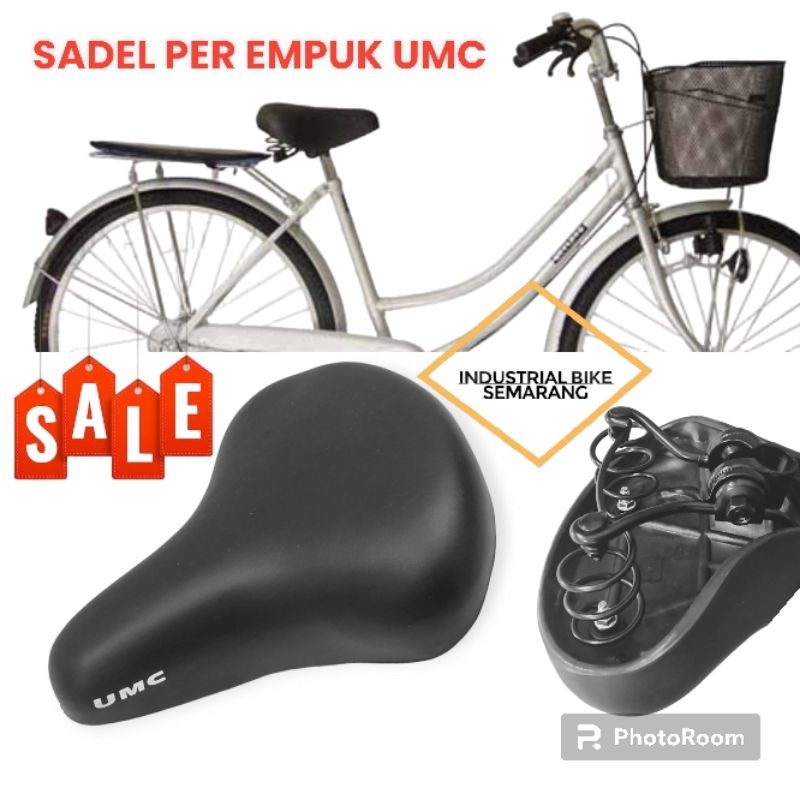 Jual Saddle Sepeda Mini Per UMC Sadel Jok Sepeda Per Sadle Empuk Lebar ...