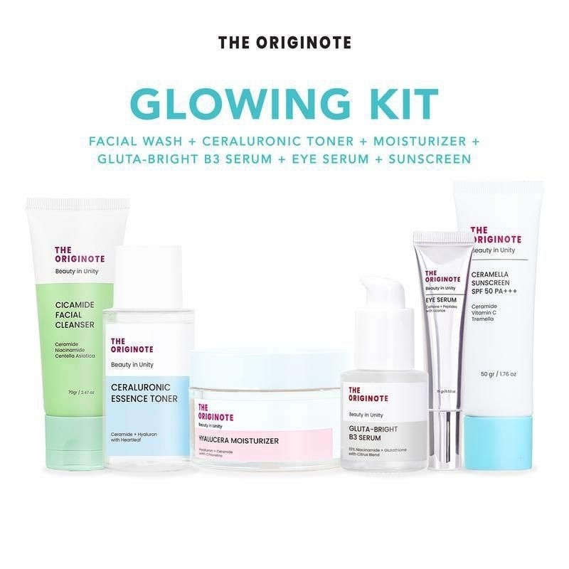 Jual SPECIAL BUNDLE 4in1 The Originote Paket Skincare Facial Wash Toner ...