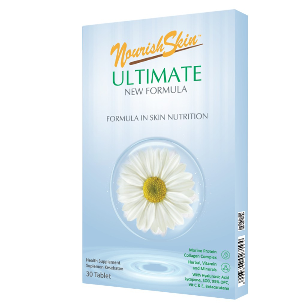 Jual Nourish Skin Ultimate New Formula 15 - 30 Tablet / Vitamin Kulit ...