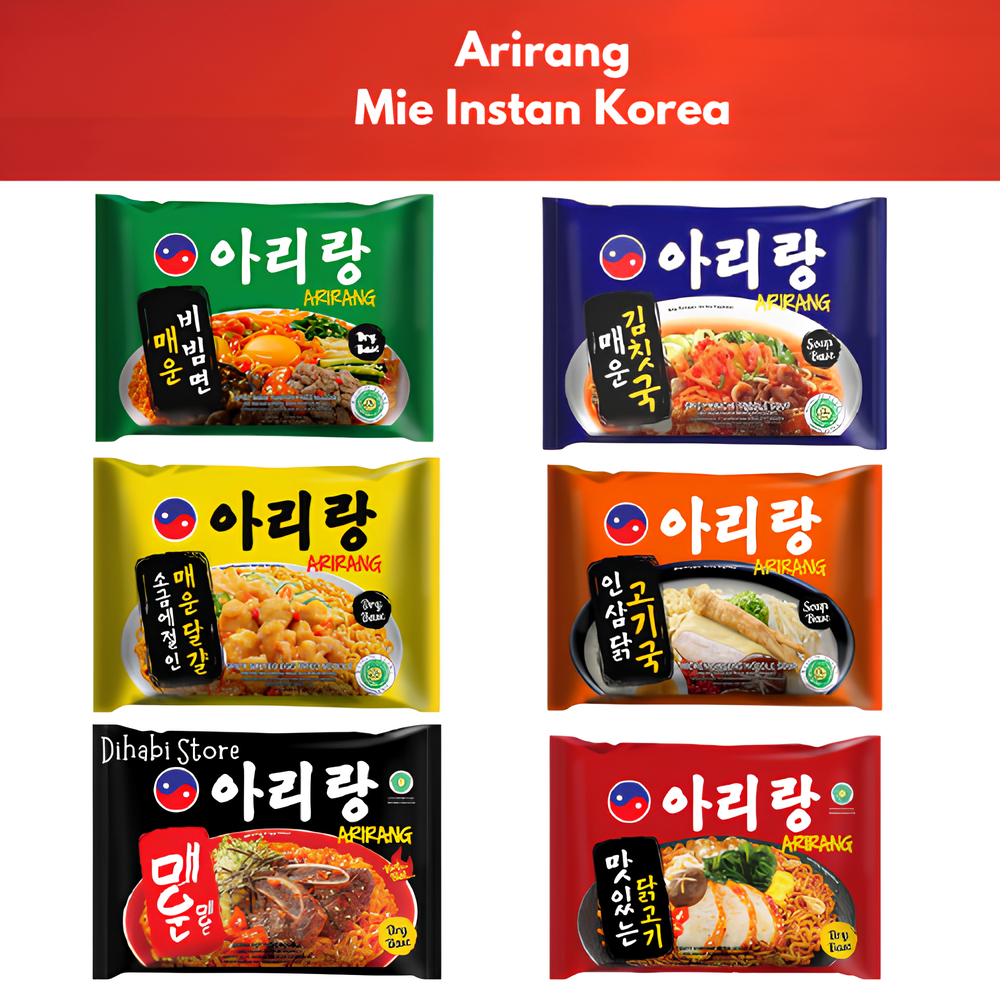 Jual Arirang Mie Instan Korea Spicy Bibim Ramyun , Tasty Chicken Fried ...