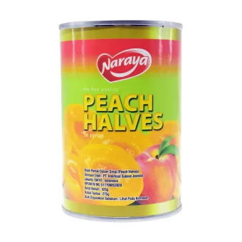 Jual NARAYA Peach Halves Buah Persik Dalam Sirup Kaleng 425gr | Shopee ...