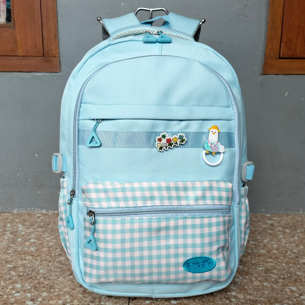 Jual Tas Ransel Backpack Sekolah Anak Perempuan Alto Girl Original Plaid 73110 | Shopee Indonesia