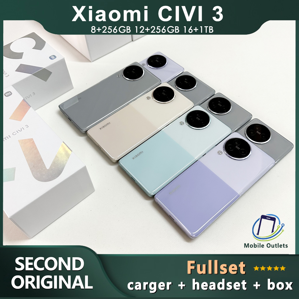 Jual Xiaomi Civi 3 5G Second Original 16GB/1TB like New Hp xiaomi Civi ...