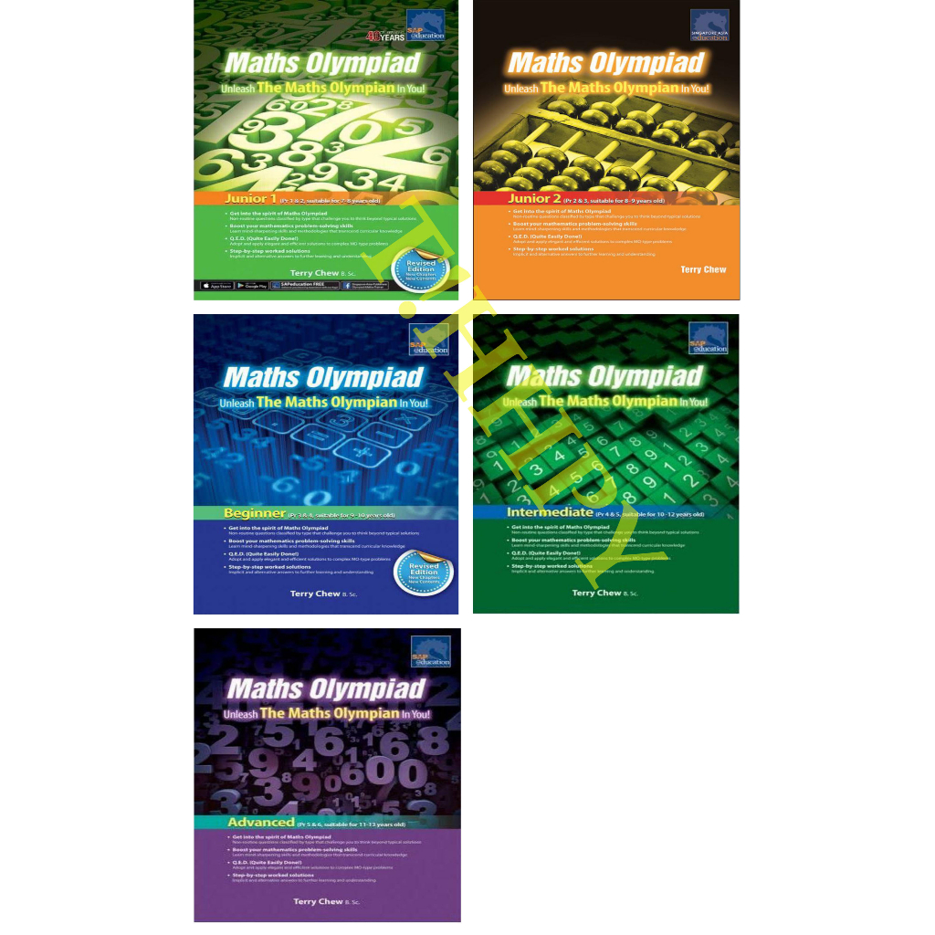 Jual Maths Olympiad Advanced / Intermediate / Beginner / Junior 1 ...