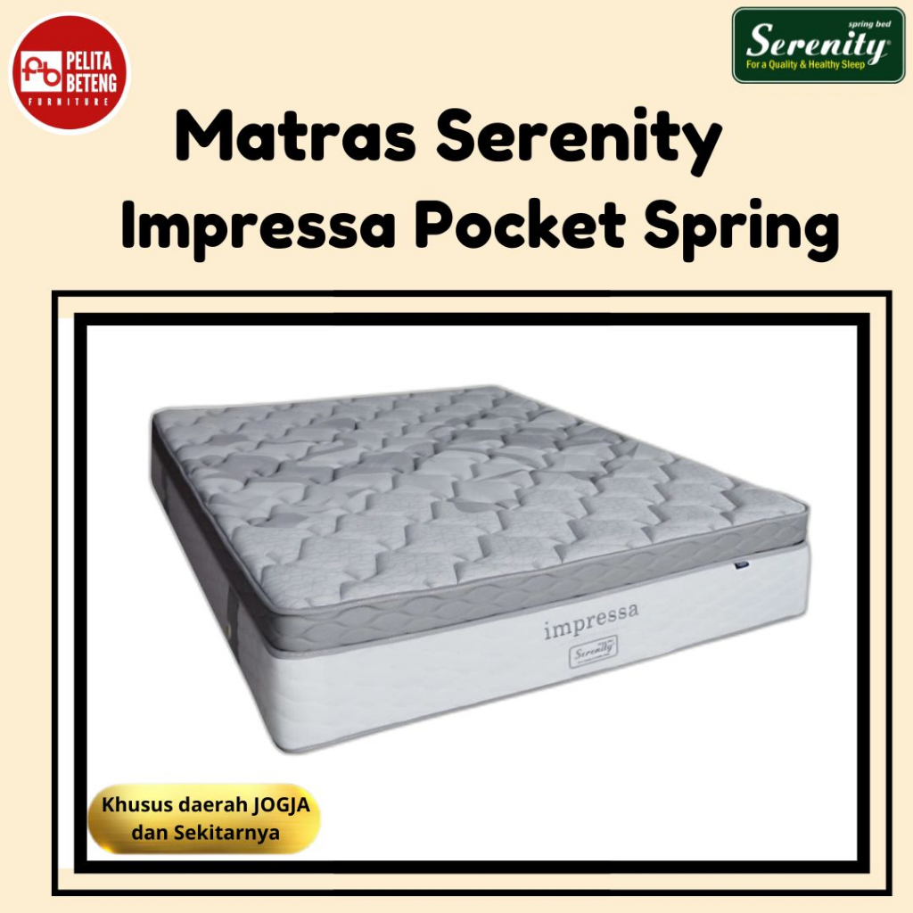 Jual Serenity Kasur Springbed Impressa Pocket Spring | Shopee Indonesia