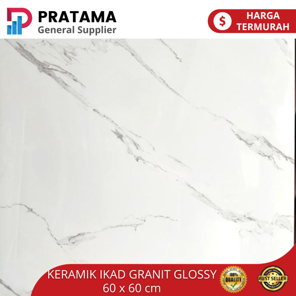 Jual keramik permukaan glossy keramik lantai 60x60/ granit IKAD glossy ...