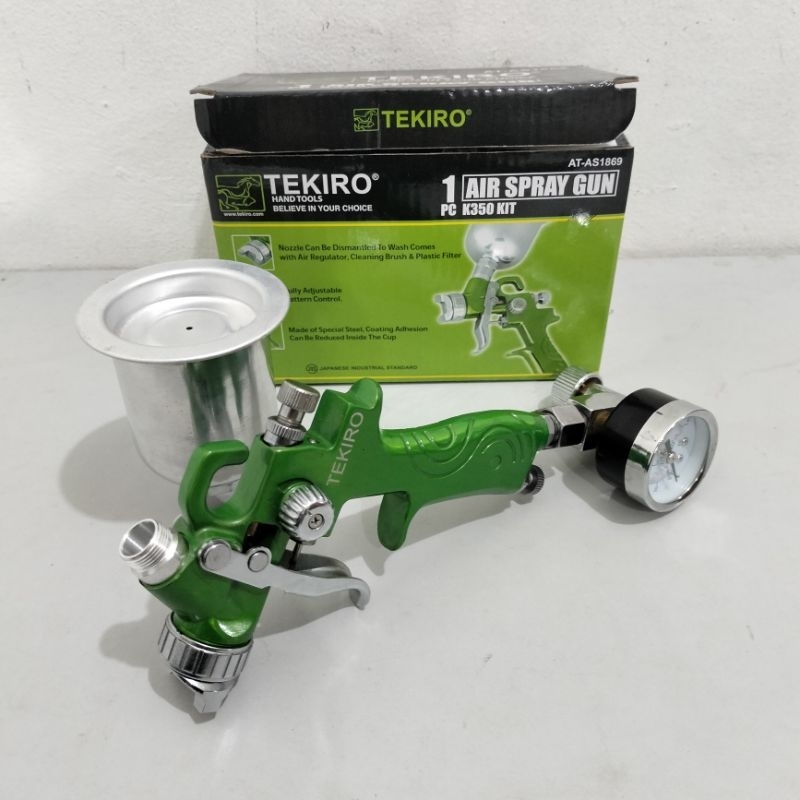 Jual SPET DECO "TEKIRO" K350 KIT TABUNG ATAS ||AIR SPRAY GUN K350 KIT ...