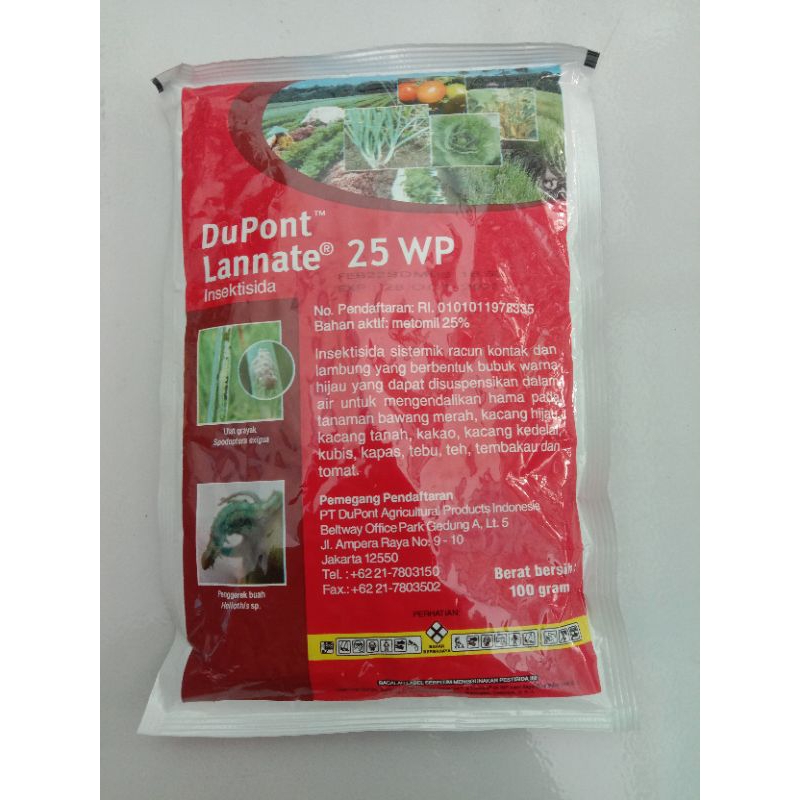 Jual Insektisida "LANNATE 25 WP" / 100 gram (obat ulat ampuh) | Shopee ...