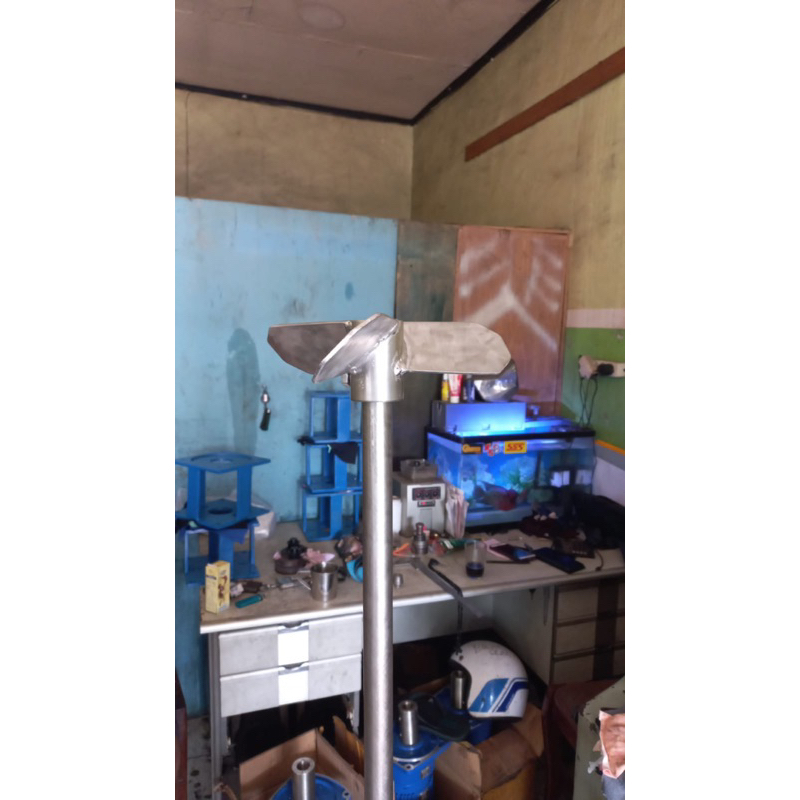 Jual Mesin Dinamo agitator mixer shaft sus304 speed 70 rpm yuema ...