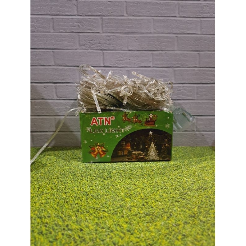 Jual lampu hias / lampu natal L-23 100 lampu ATN | Shopee Indonesia
