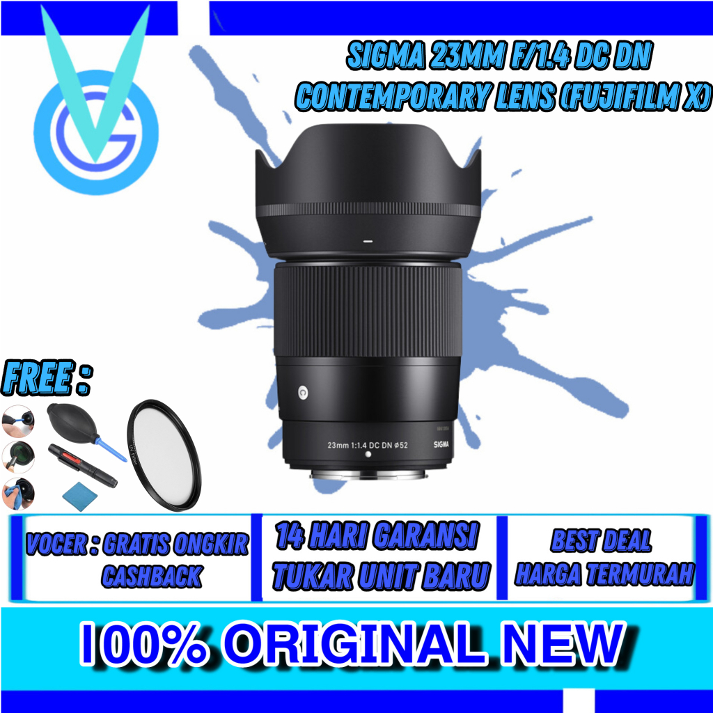 Jual Lensa Sigma 23mm f/1.4 DC DN Contemporary Lens (FUJIFILM X ...