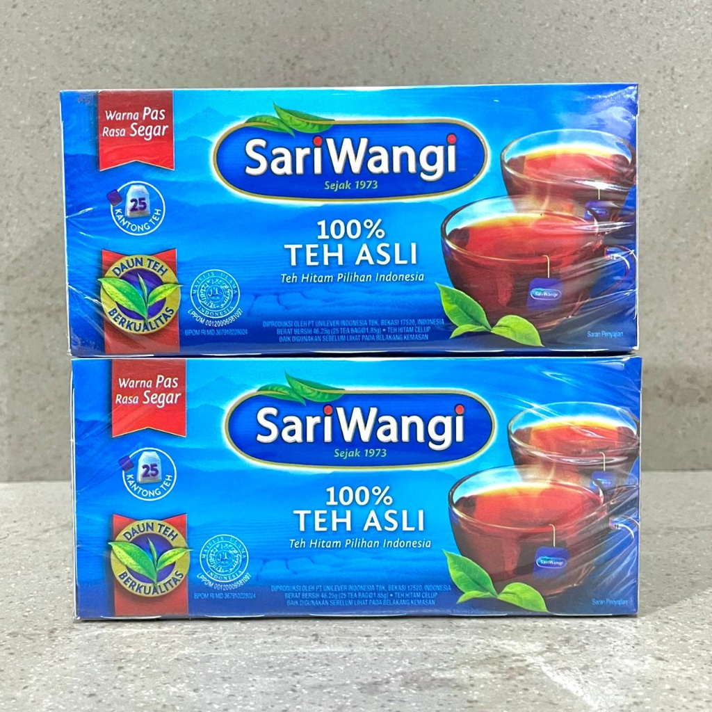 Jual Sariwangi Teh Celup box 1,8 gr isi 25 | Shopee Indonesia