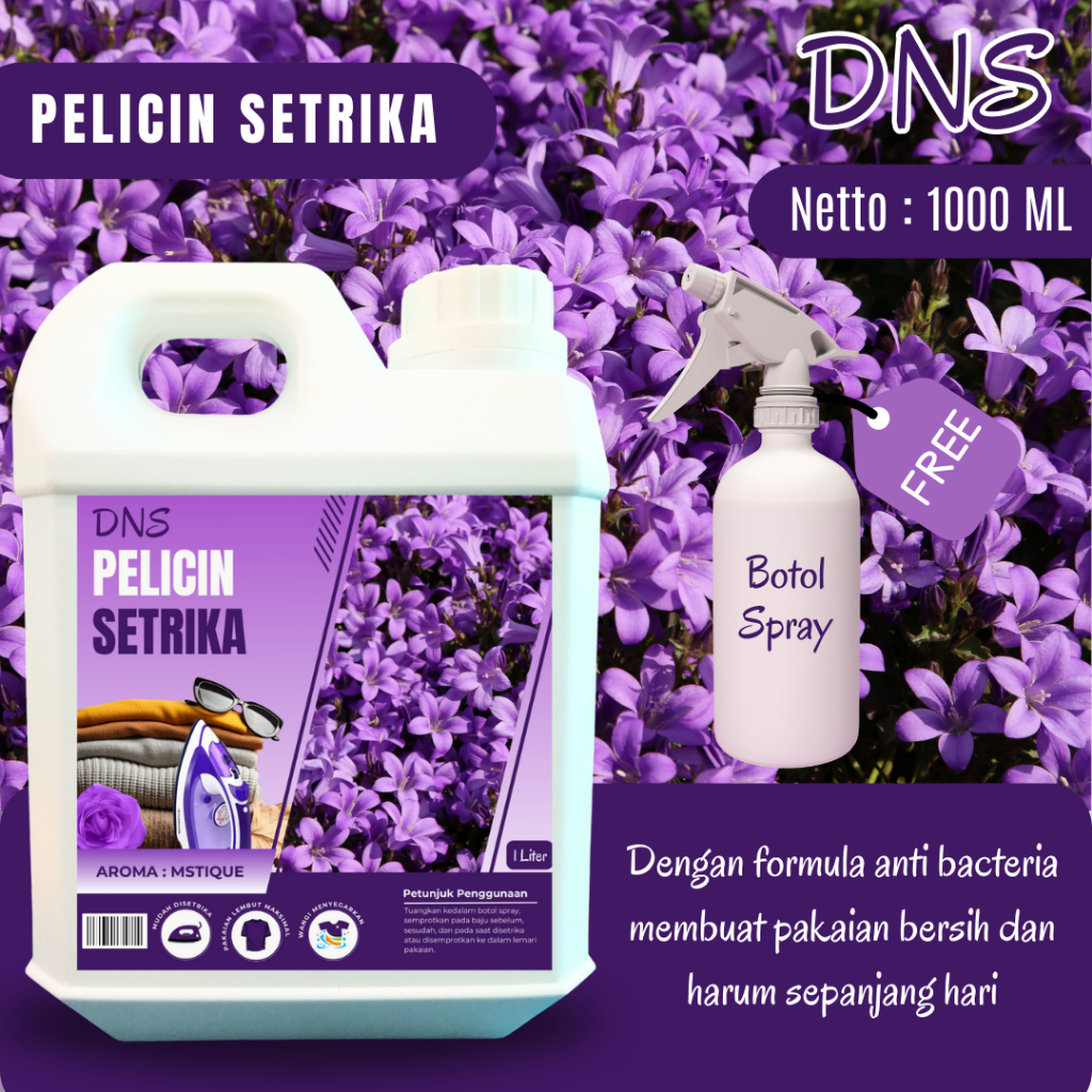 Jual Beli 2 GRATIS Botol Spray Pelicin Setrika Pakian Laundry Tahan ...