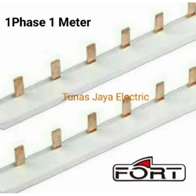 Jual Busbar Sisir MCB 1 Phase 63A (1 Meter) Fort | Shopee Indonesia