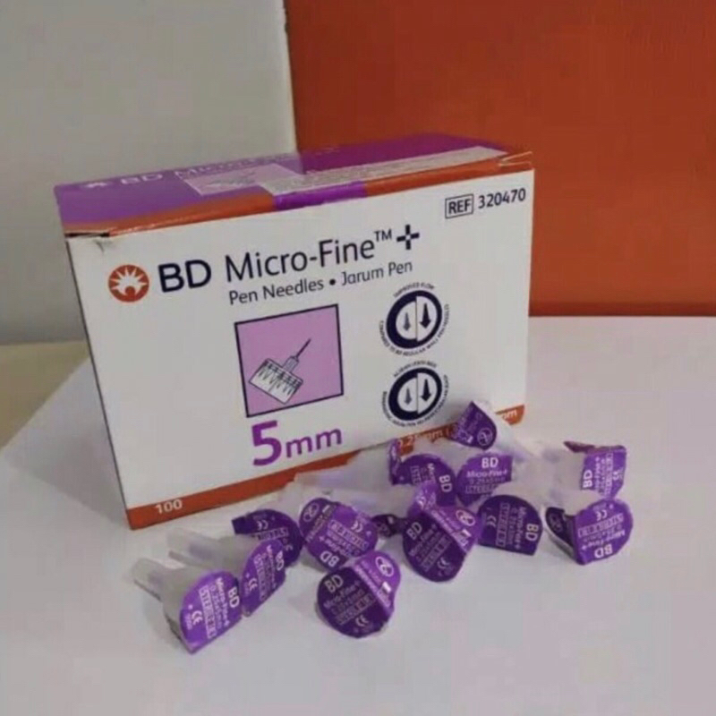 Jual BD Pen Needle Insuline Microfine 31 G 5mm isi 100 per box / Jarum ...