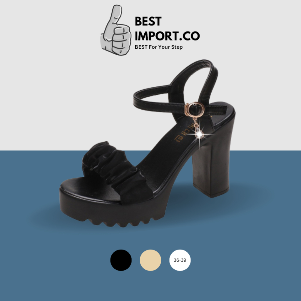 Jual FREE BOX BESTIMPORT.CO sepatu kk 0007 sepatu heels wanita import ...