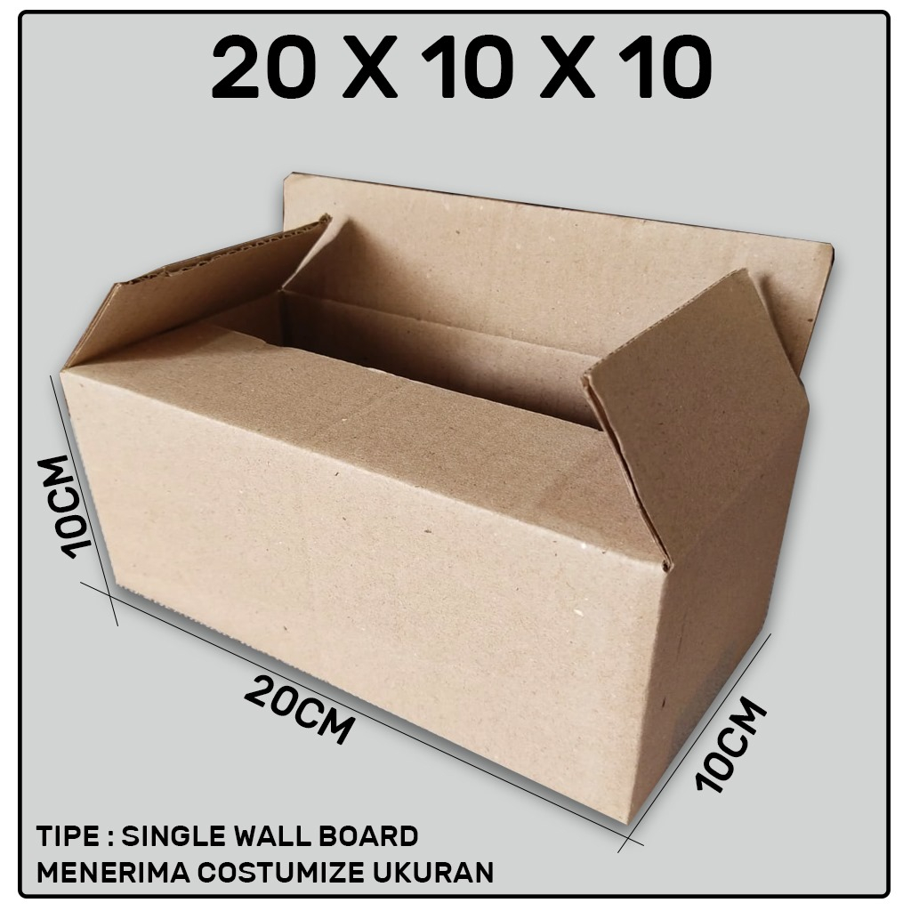 Jual Kardus Packing Box 20 x 10 x 10 CM | Shopee Indonesia