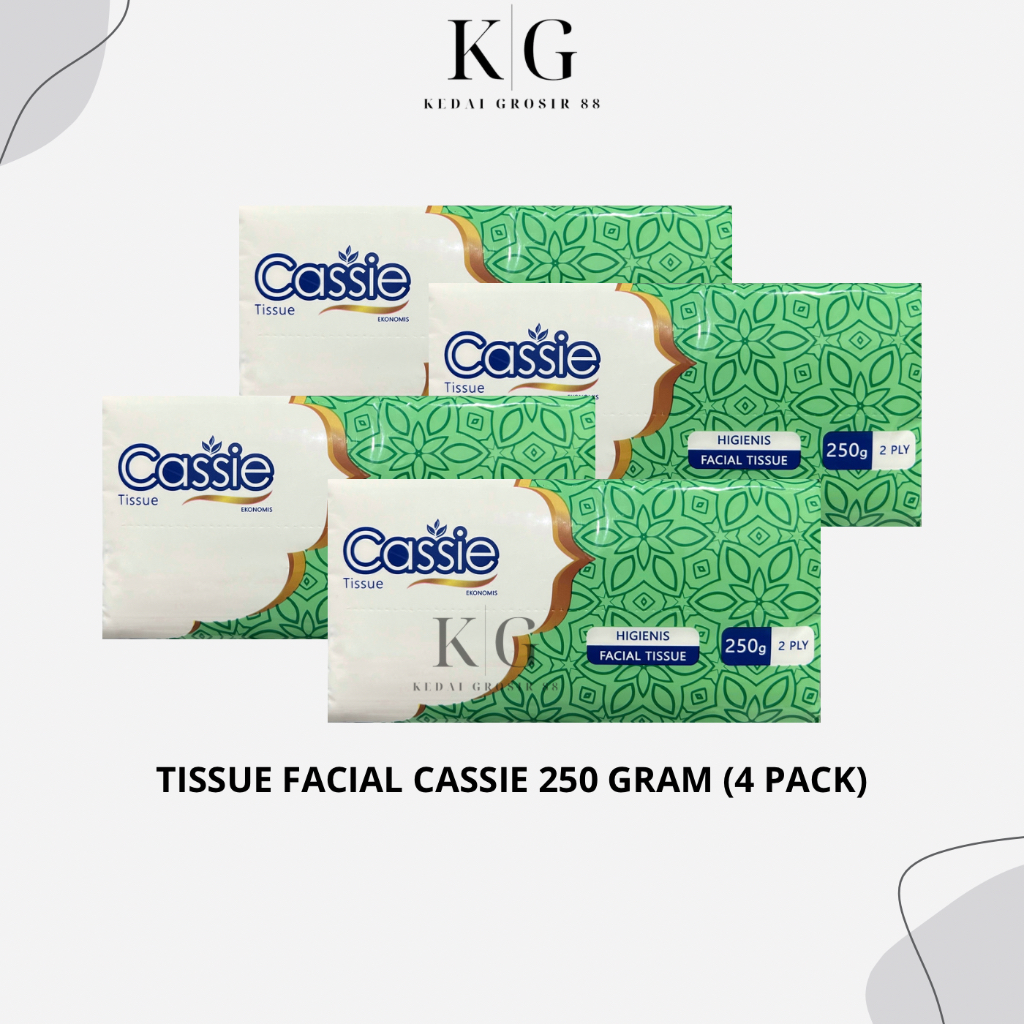 Jual CASSIE Tissue Facial 250 GRAM (4 PACK) | Shopee Indonesia