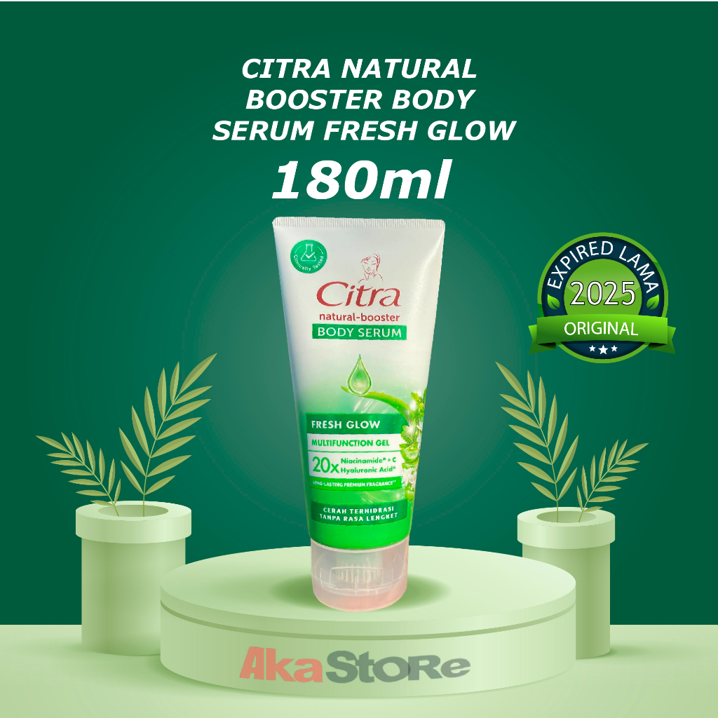 Jual Citra Natural Booster Body Serum Fresh Glow 180ml | Shopee Indonesia