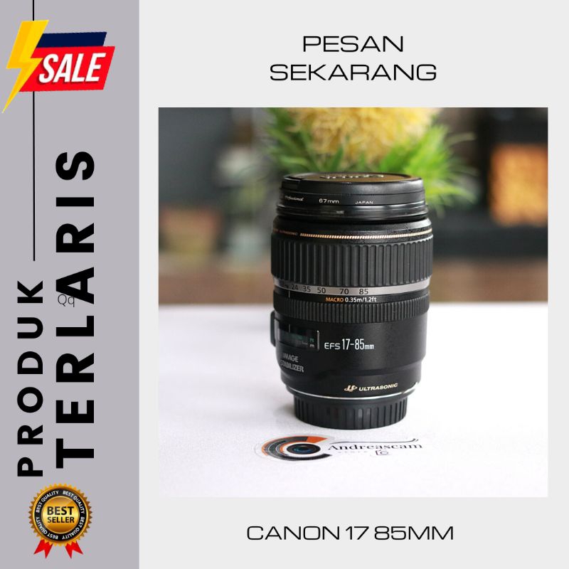 Jual LENSA WIDE CANON 17 85MM USM WIDE SIAP LANGSUNG PAKAI | Shopee ...