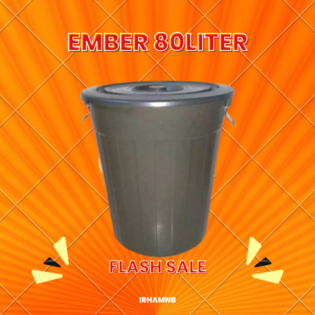 Jual EMBER 80 LITER PLASTIK RML/POLARIS,EMBER BESAR+TUTUP TEBAL DI JAMIN AWET | Shopee Indonesia