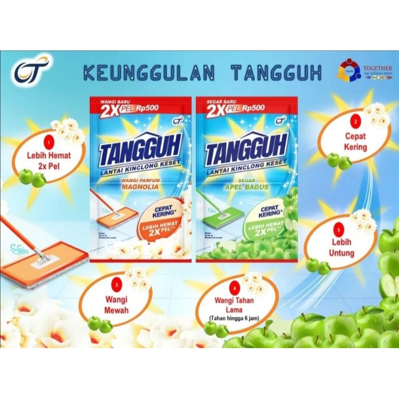 Jual 12 SACHET SABUN LANTAI TANGGUH | Shopee Indonesia