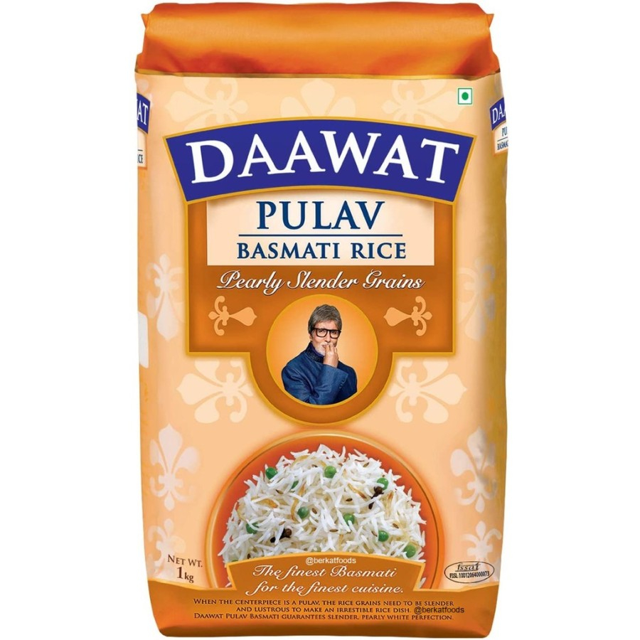 Jual Basmati Rice Daawat Pulav Premium / Beras Basmaati India Pulau 1Kg ...