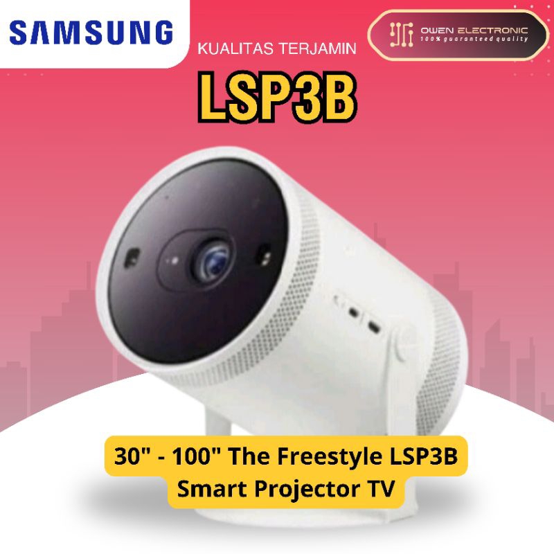 Jual SAMSUNG THE FREESTYLE FHD PROYEKTOR PROJEKTOR SP-LSP3B 30-100 INC ...