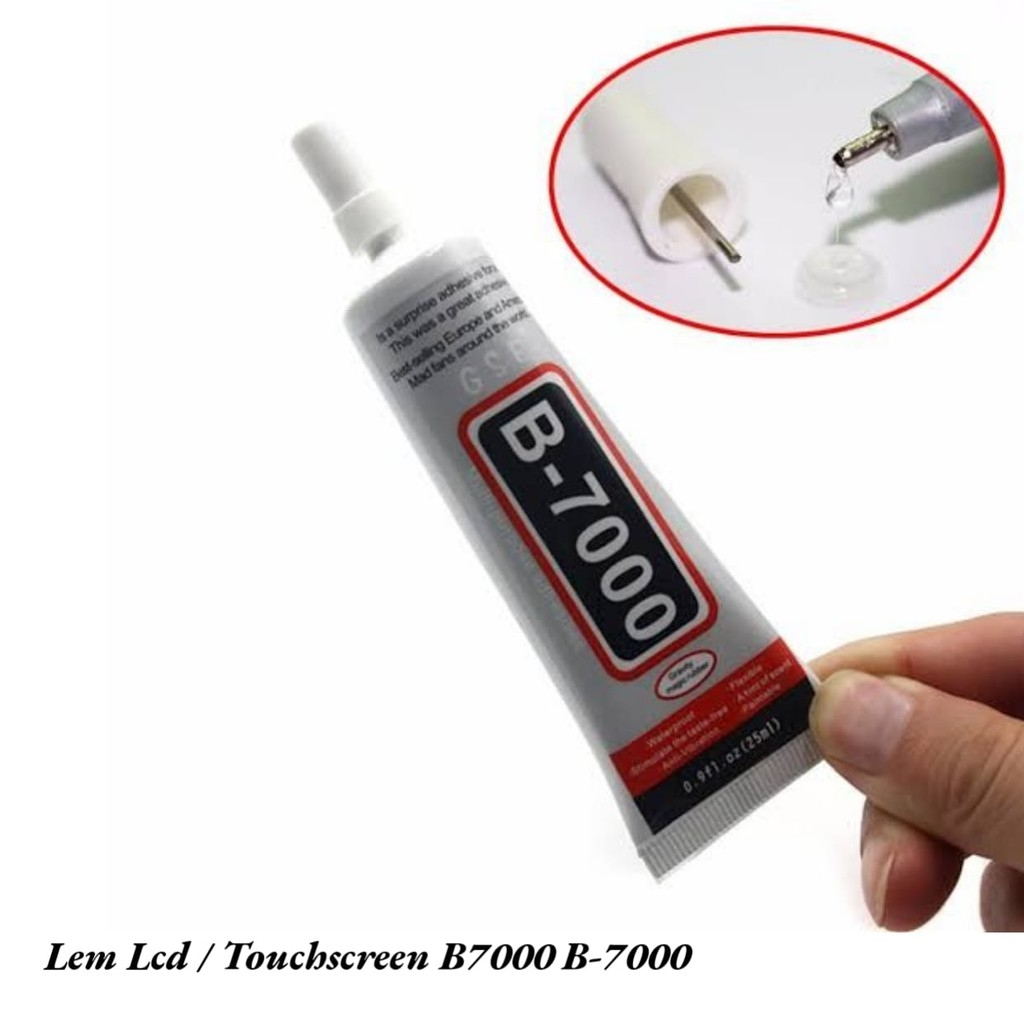 Jual LEM LCD TOUCHSCREEN 15ML B-7000 T-7000 WARNA TRANSPARAN DAN HITAM SERBAGUNA / PEREKAT LAYAR ...