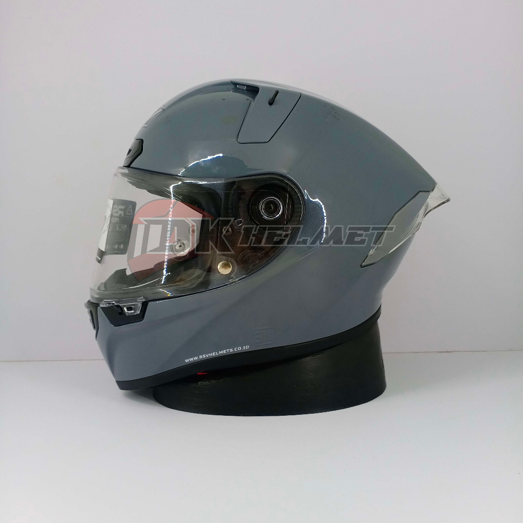 Jual HELM FULL FACE RSV FFS21 PLATINUM GREY GLOSSY ORIGINAL WARNA ABU ...