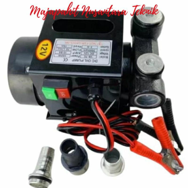Jual Oil Pump DC 12 Volt Pompa Transfer YB70 Pompa Oli Minyak Dan ...