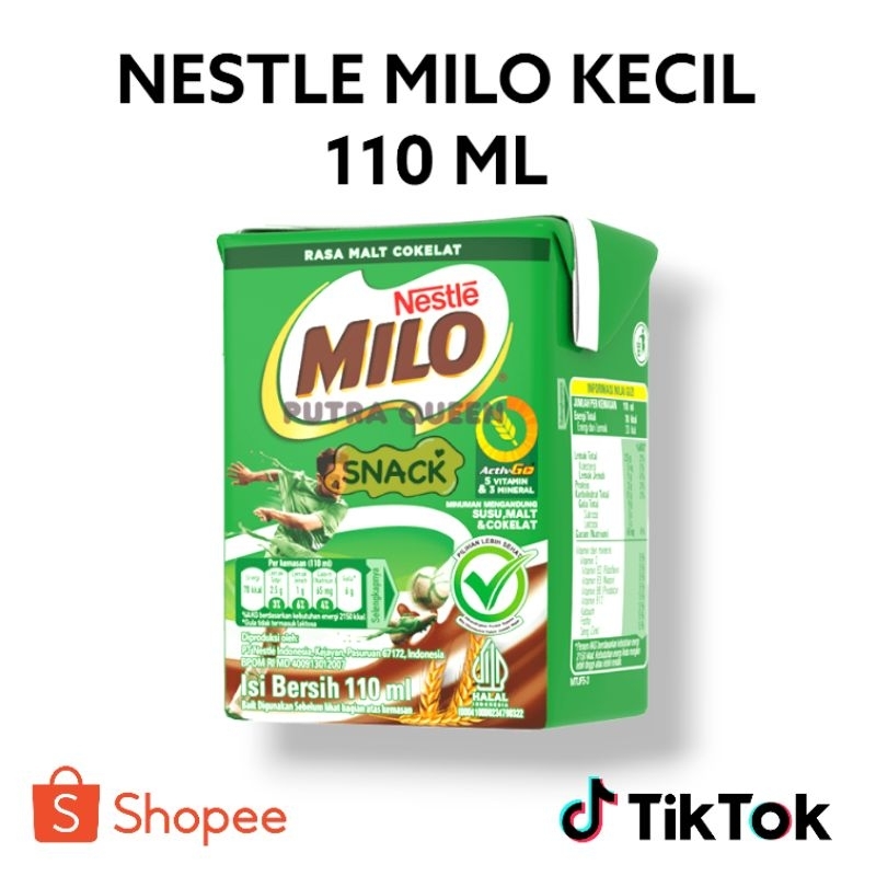 Jual [HARGA MURAH] SUSU MILO KECIL 110ml isi 5pcs | Shopee Indonesia