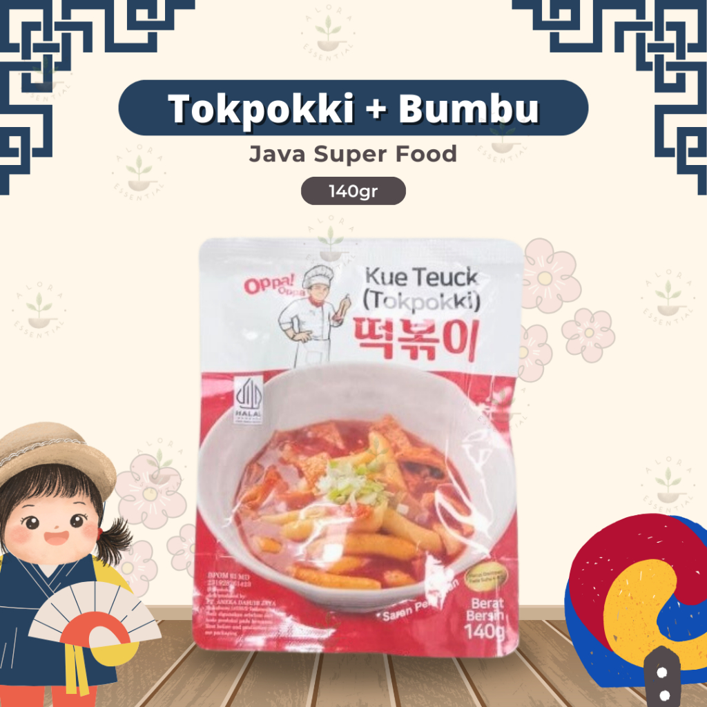 Jual Java Tokpokki 100gr dan Saus Sauce Tokpoki 50gr - Kue Beras Korea ...
