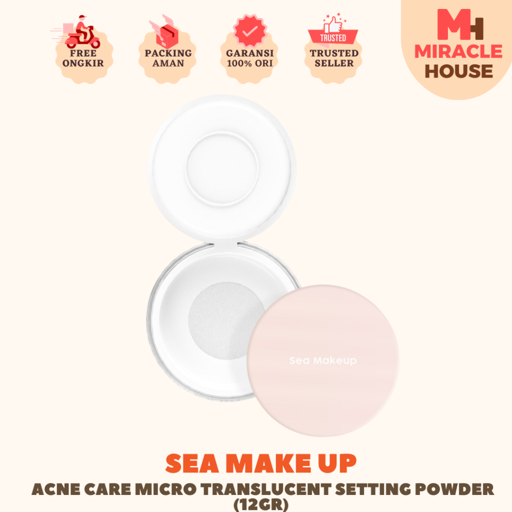 Jual Sea Makeup Acne Care Micro Translucent Setting Powder Loose Powder ...