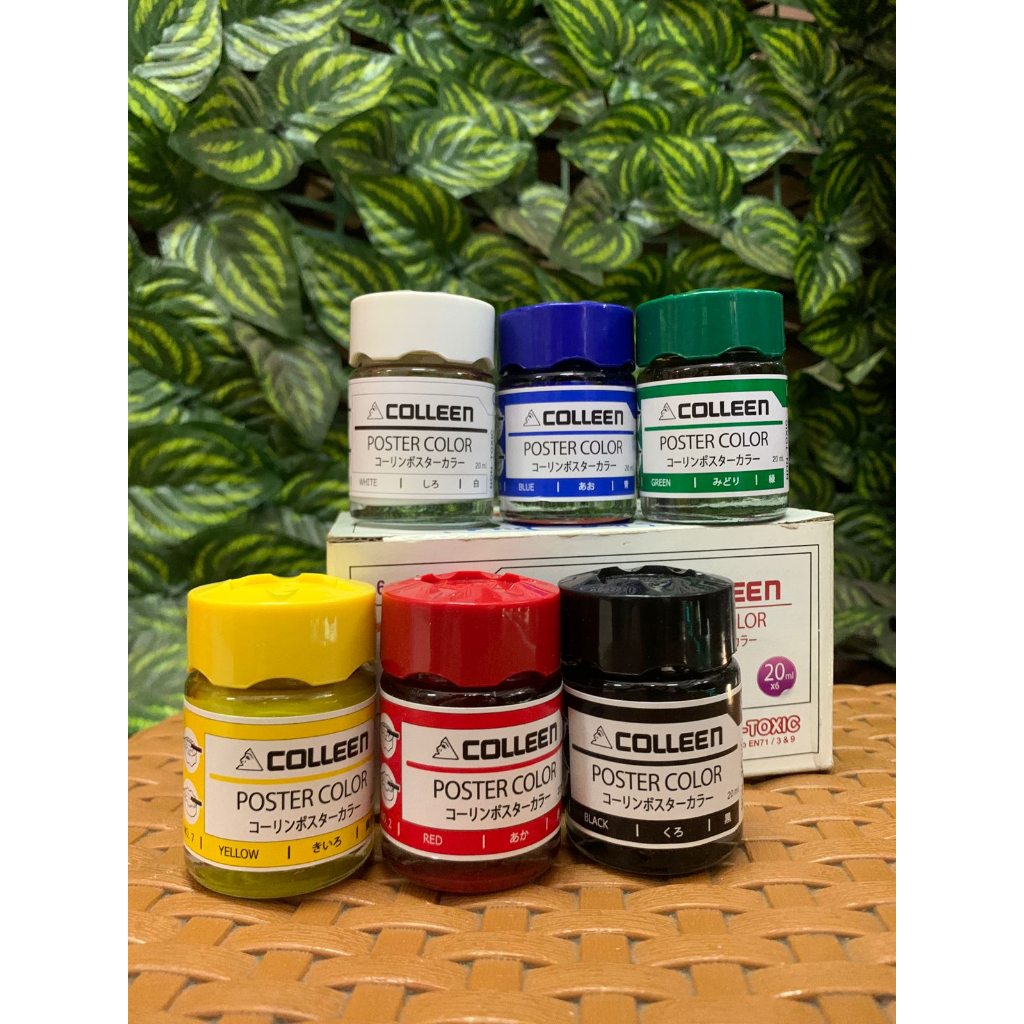 Jual cat poster colleen 20 ml set isi 6 mirip sakura | Shopee Indonesia