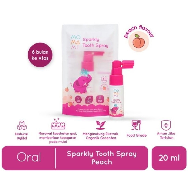 Jual MOMAMI Sparkly Tooth Spray 20ml | Shopee Indonesia