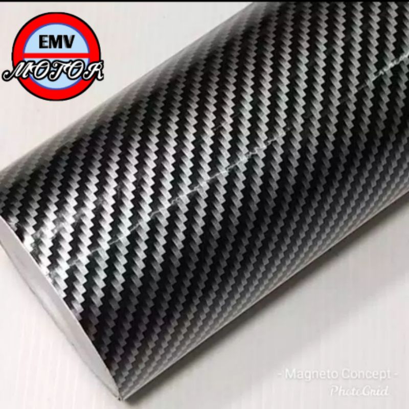 Jual stiker,sticker,skotlet,scotlite karbon silver mengkilap premium P ...