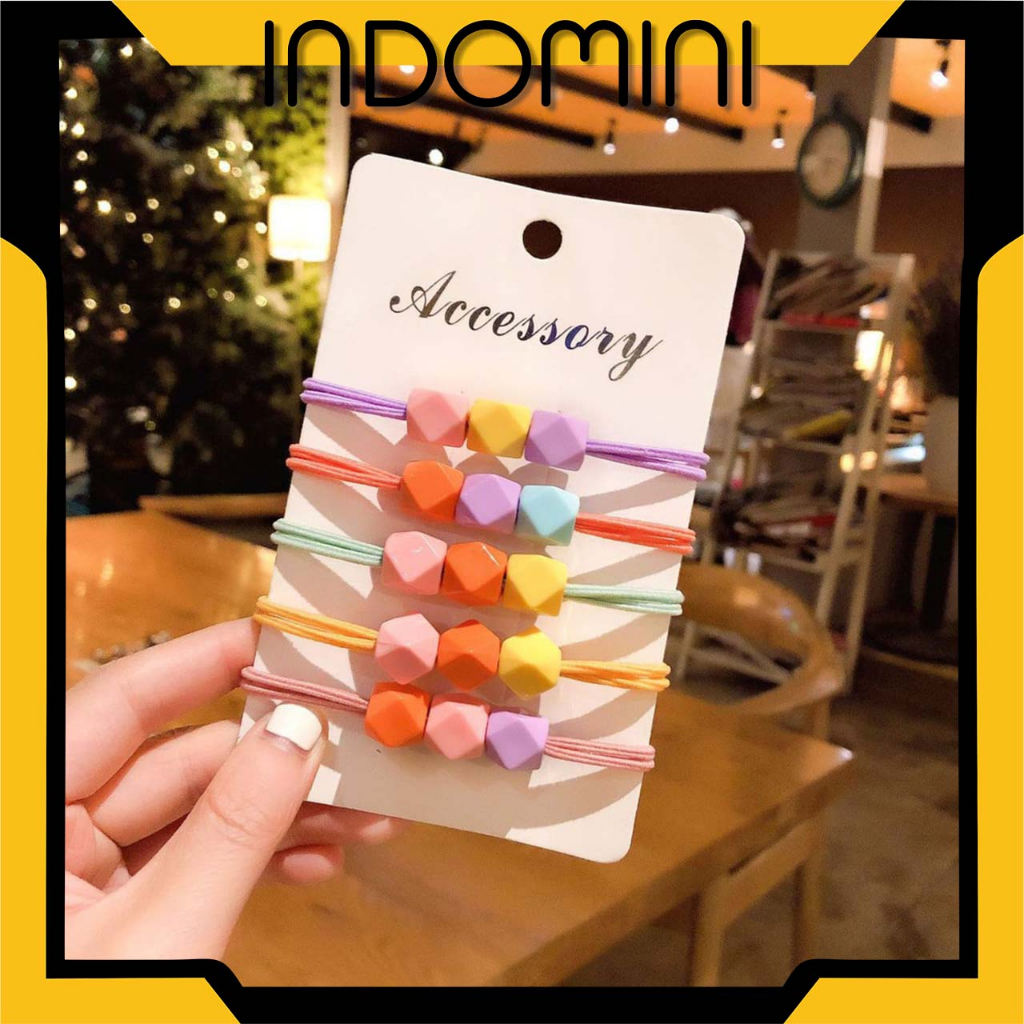 Jual INDOMINI 1 Pcs Karet Rambut Lucu / Ikat Rambut Korea Rubbic ...