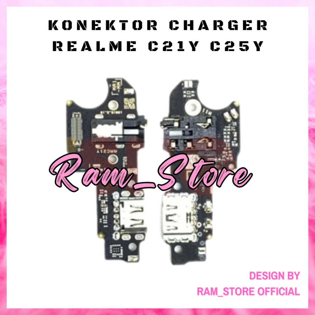 Jual Konektor Cas Board REALME C21Y C25Y Connector Conektor Flexible ...