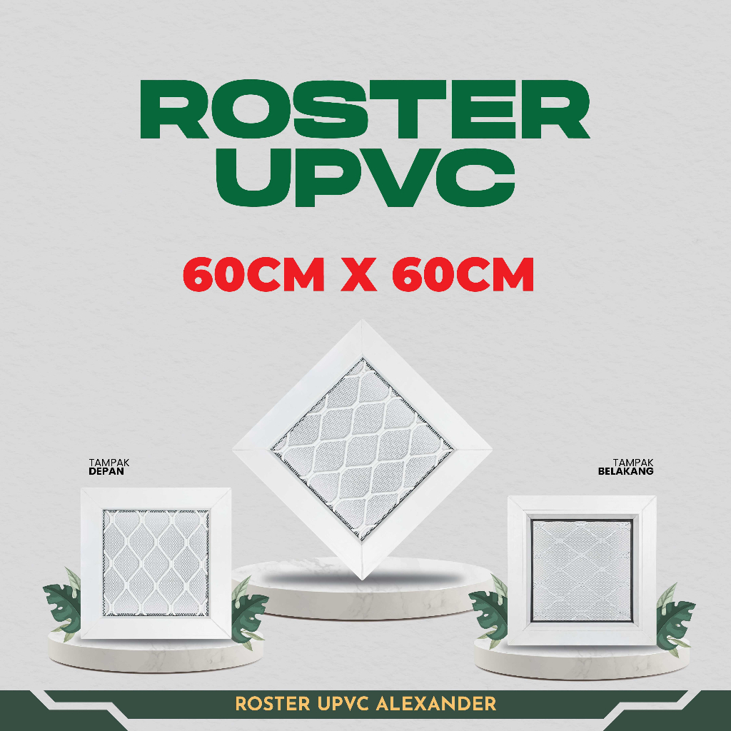 Jual JENDELA UPVC ROSTER EXPANDA KASA NYAMUK | Shopee Indonesia