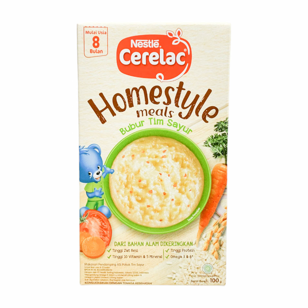 Jual NESTLE Cerelac Homestyle Meals 100g | Bubur Mpasi Bayi usia 6 ...