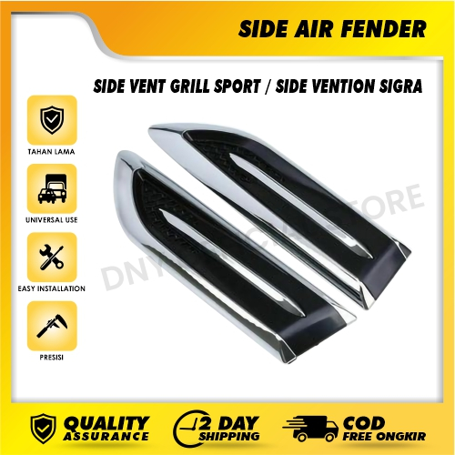 Jual SIDE AIR FENDER MOBIL SIDE VENT GRILL SPORT / SIDE VENTION SIGRA ...