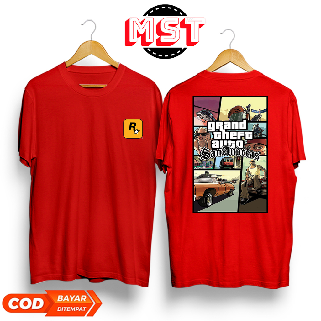Jual Kaos Gta San Andreas - Kaos Gaming Grand Theft Auto Game - Kaos ... Jual Kaos Gta San Andreas - Kaos Gaming Grand Theft Auto Game - Kaos ...