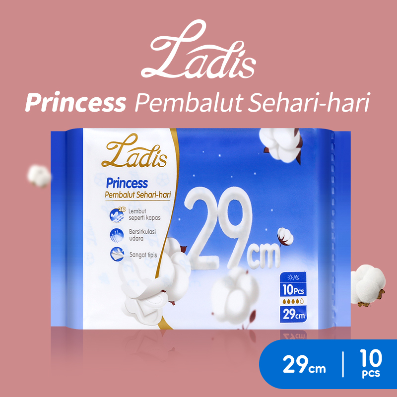 Jual LADIS Princess Series 29 Cm Isi 10 Pads Pembalut Menstruasi ...