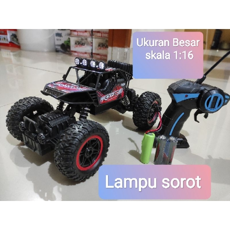 Jual (bisa COD) RC jeep Rock crawler high speed mainan remote control ...