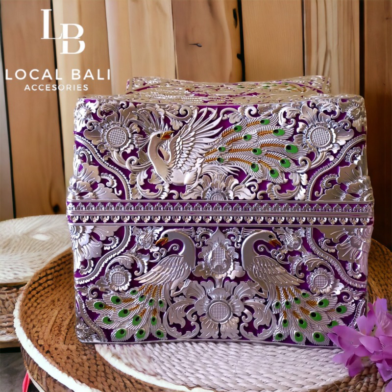 Jual Keben ukiran merak bali prada premium 30cm | Shopee Indonesia
