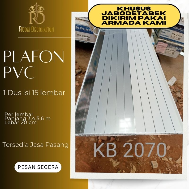 Jual ORDER KHUSUS JABODETABEK Plafon PVC Atap Rumah Murah Harga per Dus ...
