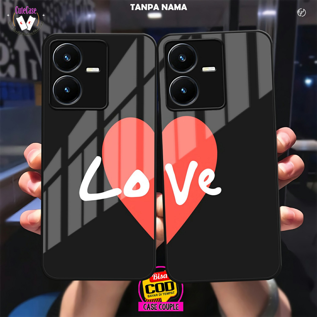 Jual CASING COUPLE GLASS (CC46) PELINDUNG HP COUPLE SEMUA TYPE HP ...