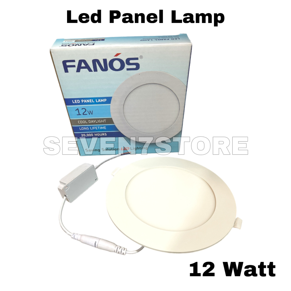 Jual Lampu Led Fanos Led Panel 12 Watt - putih | Shopee Indonesia
