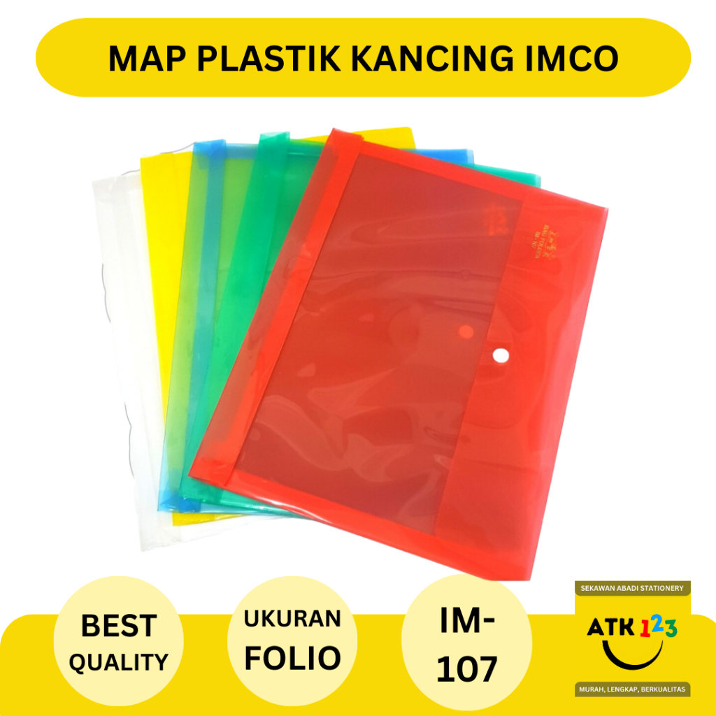 Jual Map Kancing Plastik Folio / Kancing Samping merk IMCO IM-107 ...
